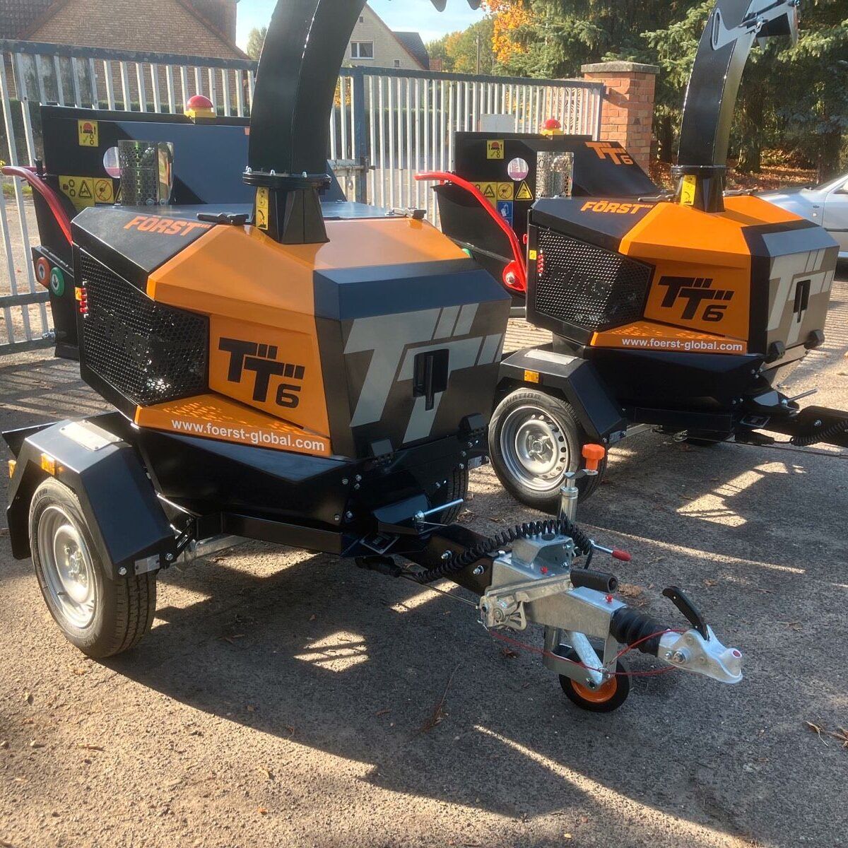 Häcksler Schredder Först TT6 750kg bis 15cm - Gartenzebra
